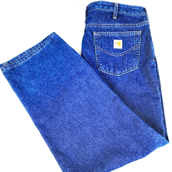 Carhartt | Jeans | Womens Carhartt Fr Hrc2 Blue Jeans Arc Rated Nfpa7e ...
